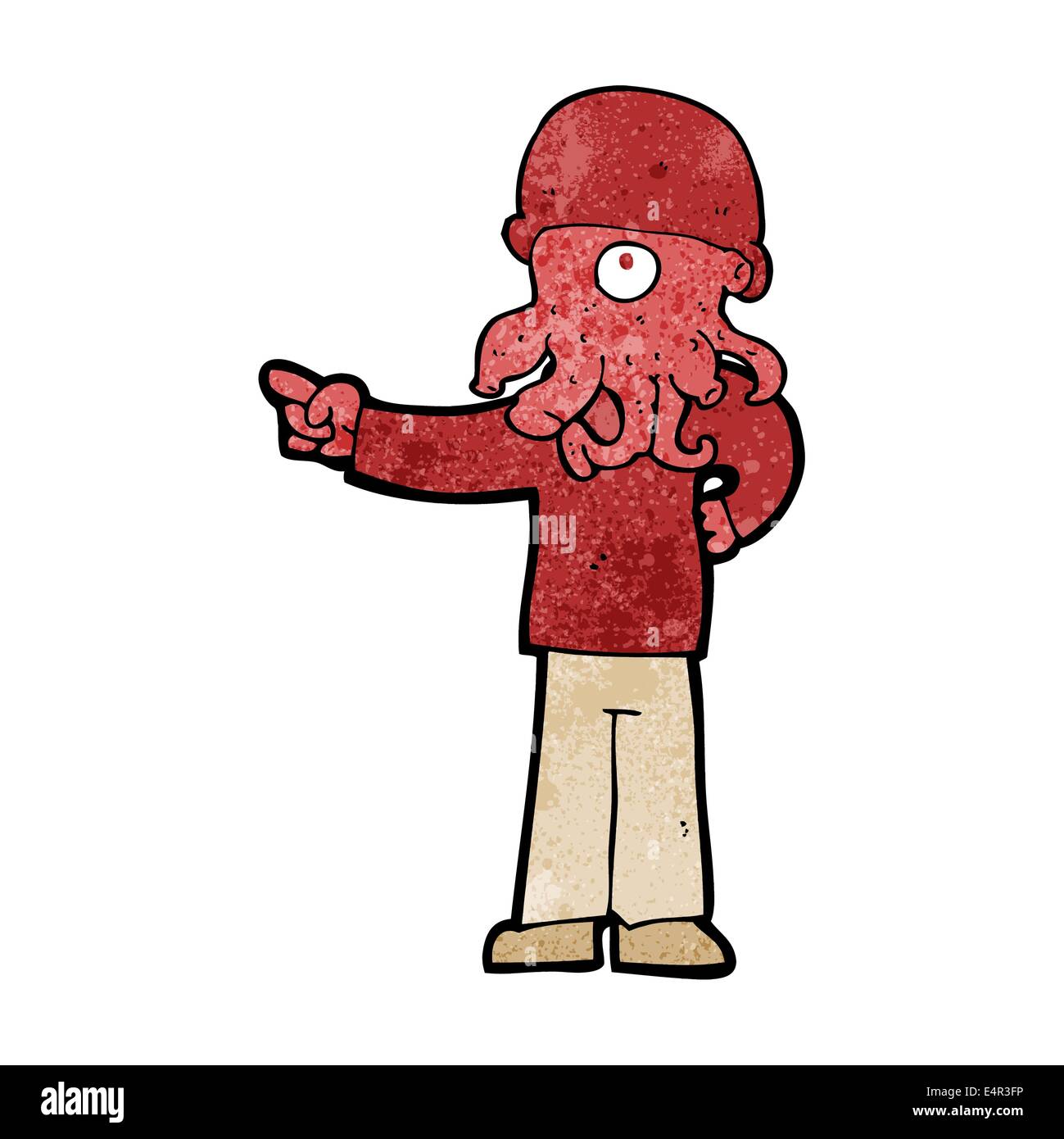 cartoon alien monster man Stock Vector Image & Art - Alamy