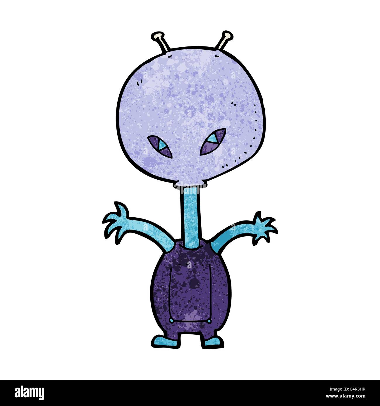 cartoon space alien Stock Vector Image & Art - Alamy