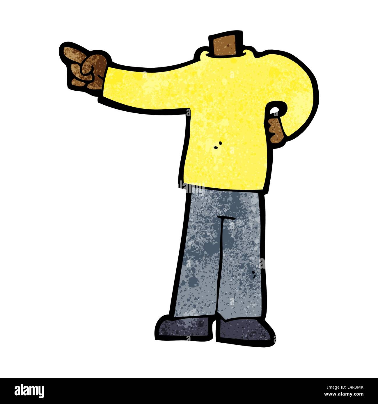cartoon pointing body (mix and match cartoons or add own photos Stock ...