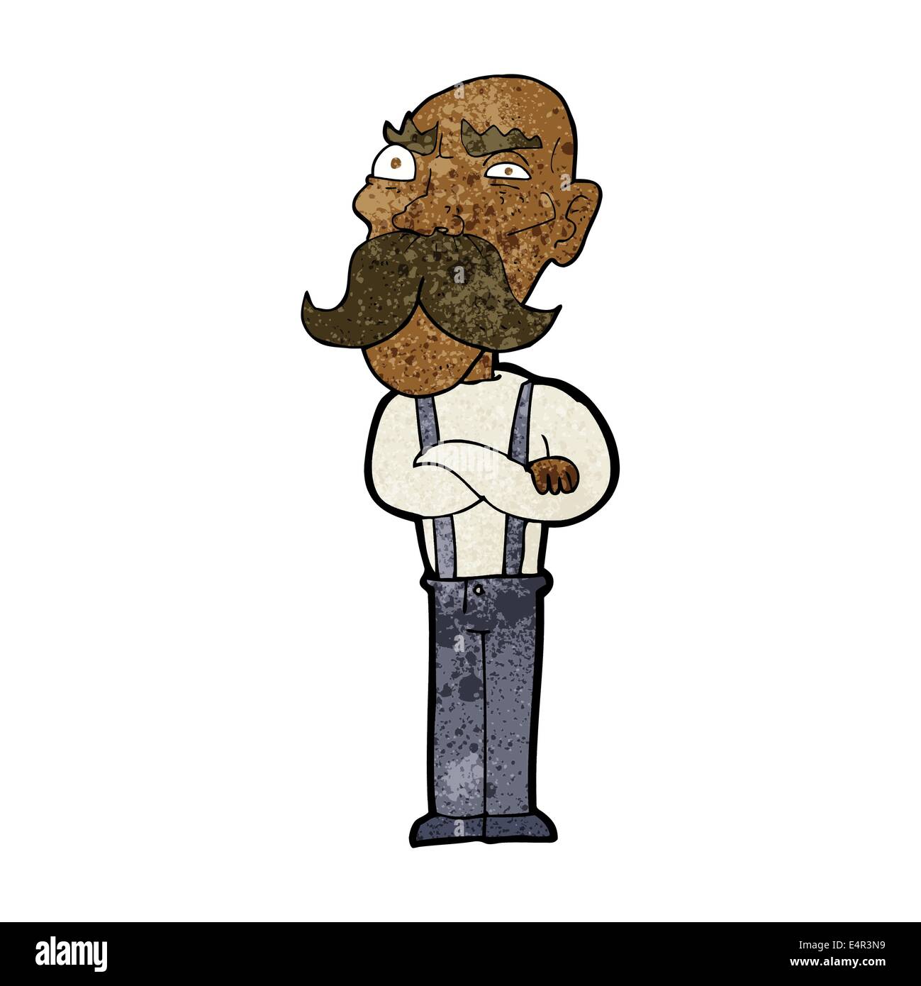 cartoon angry old man Stock Vector Image & Art - Alamy