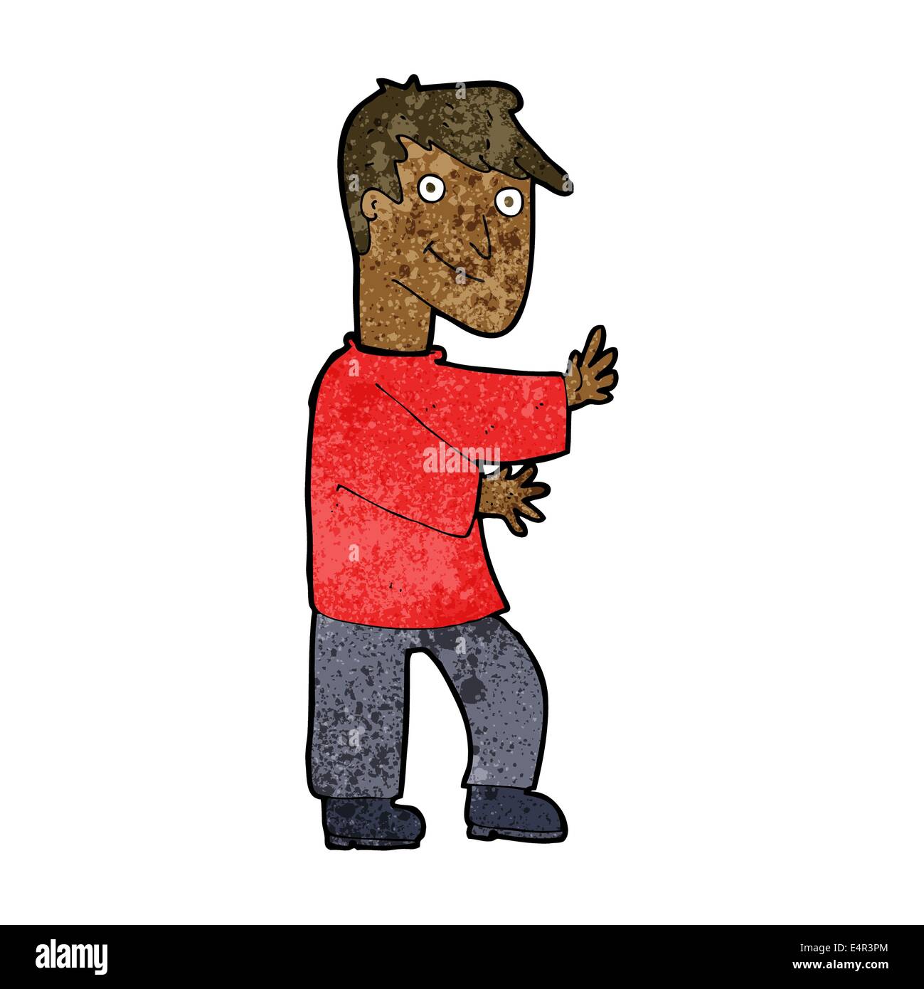 cartoon happy man Stock Vector Image & Art - Alamy