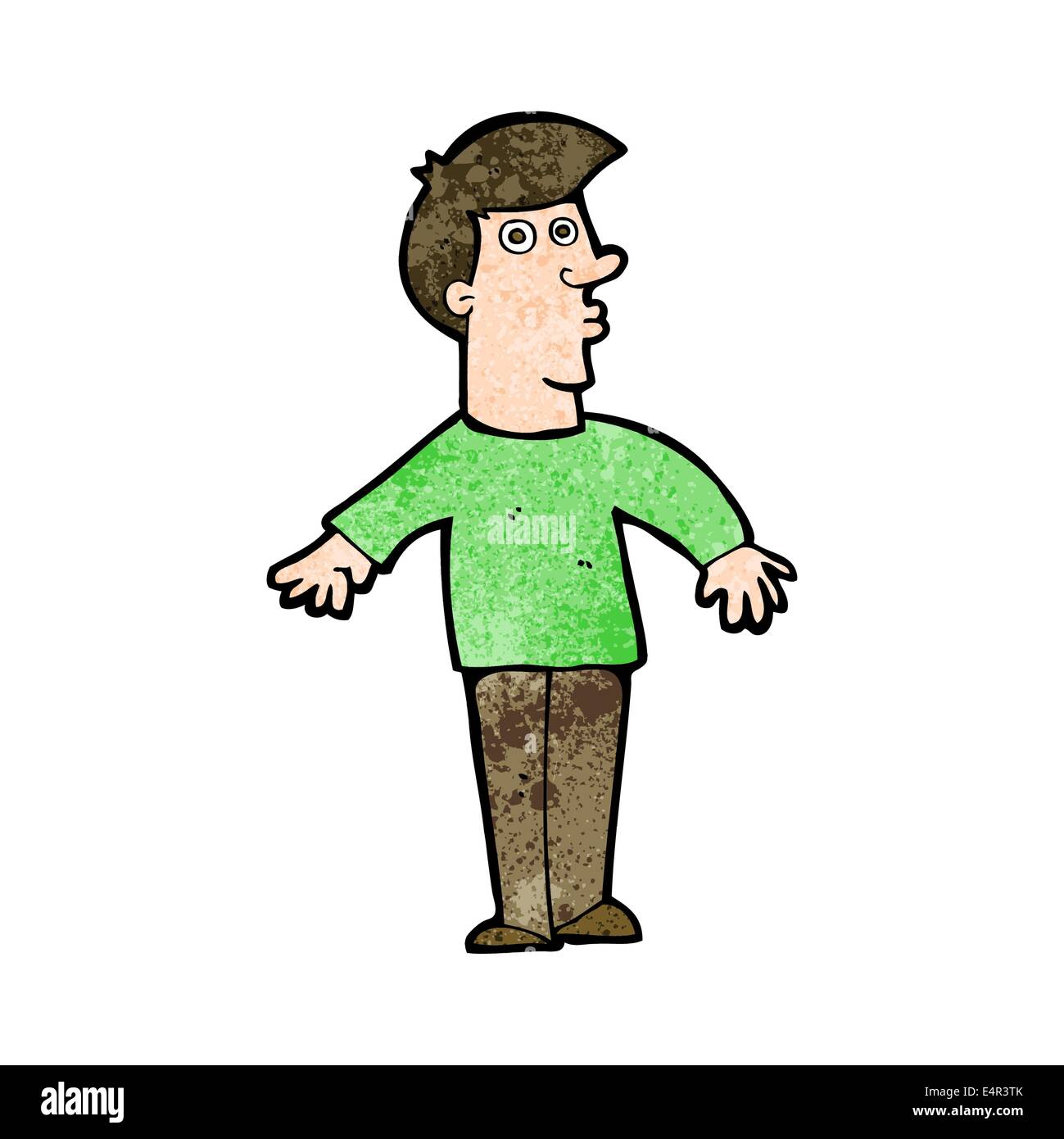 cartoon surprised man Stock Vector Image & Art - Alamy