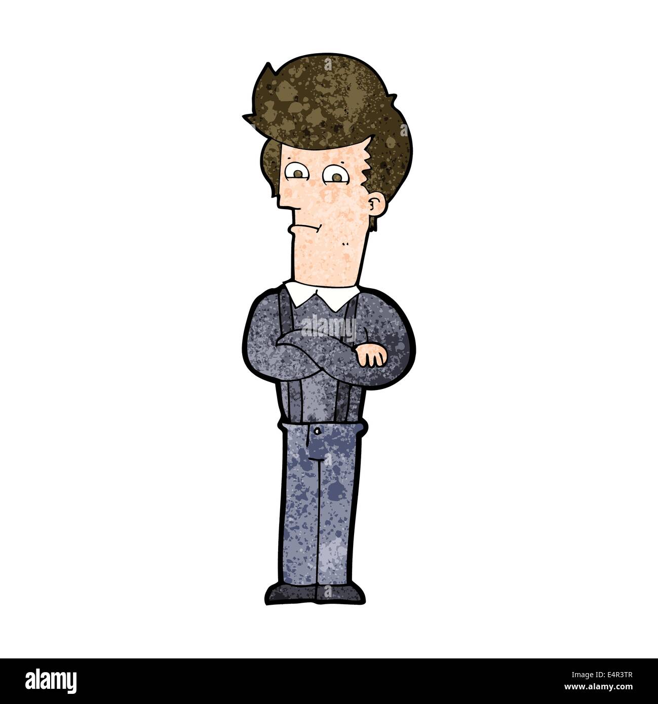 cartoon annoyed man Stock Vector Image & Art - Alamy
