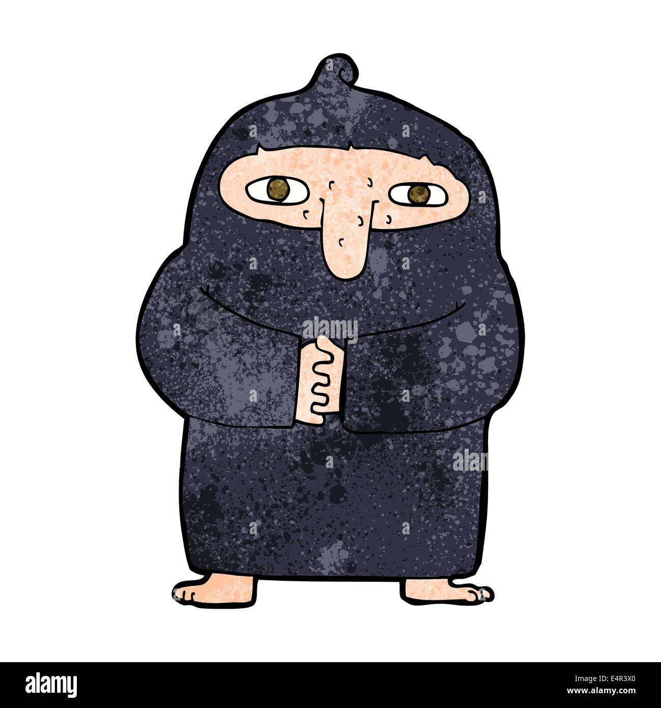 cartoon monk in robe Stock Vector Image & Art - Alamy