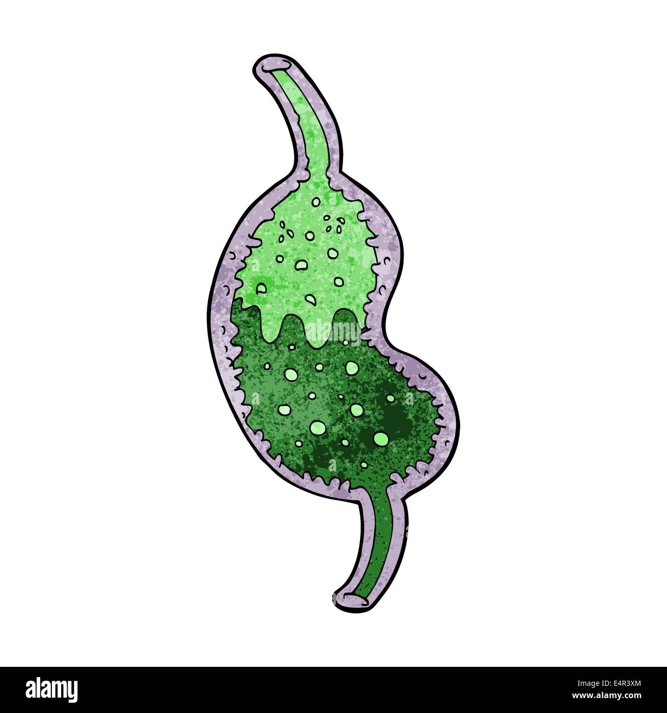 cartoon bubbling stomach Stock Vector Image & Art - Alamy