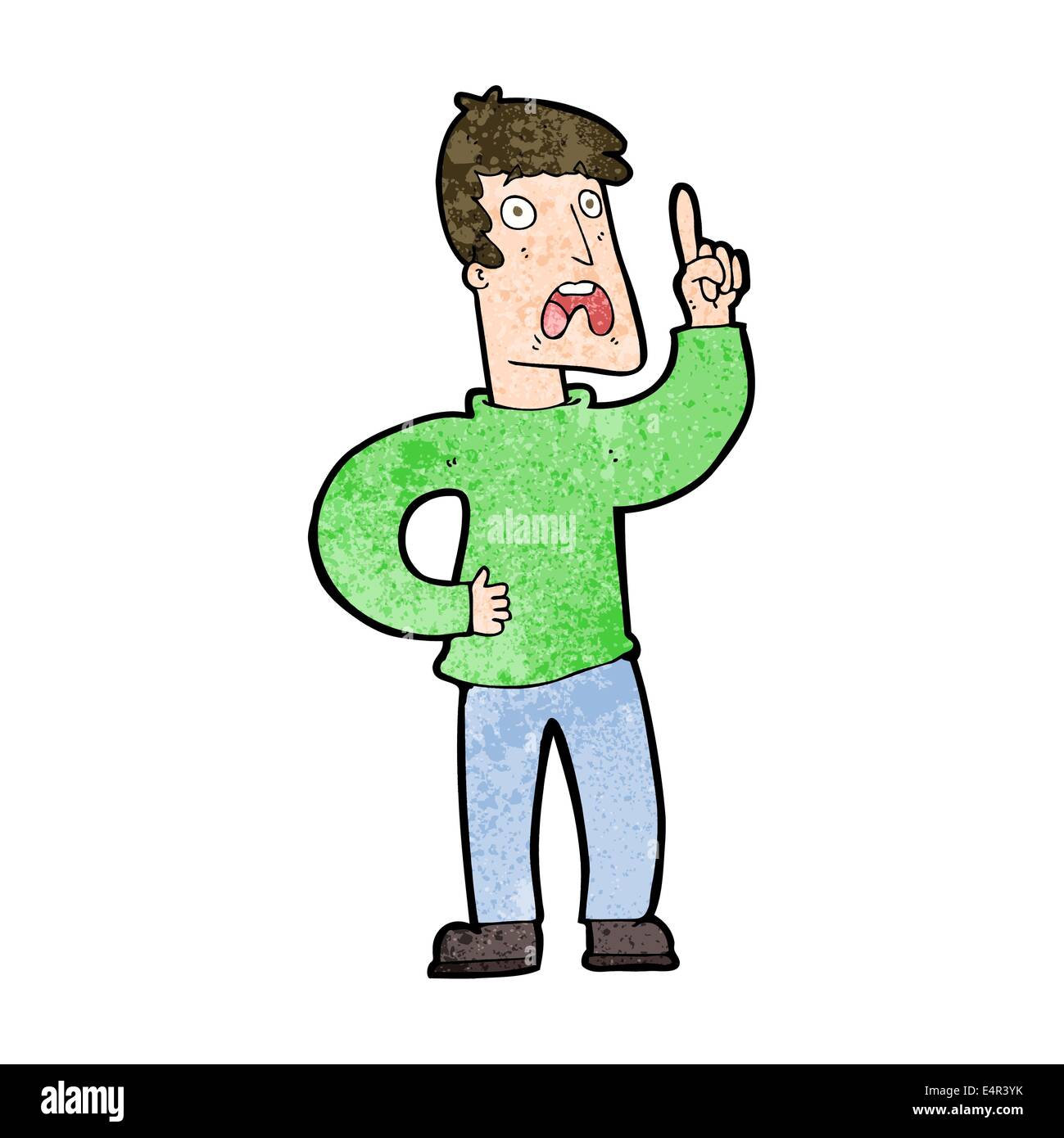 cartoon man with complaint Stock Vector Image & Art - Alamy