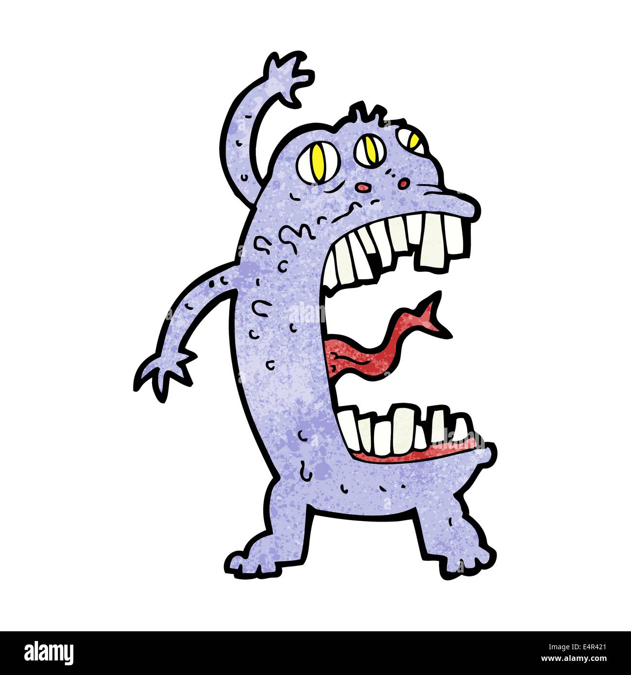 cartoon crazy monster Stock Vector Image & Art - Alamy