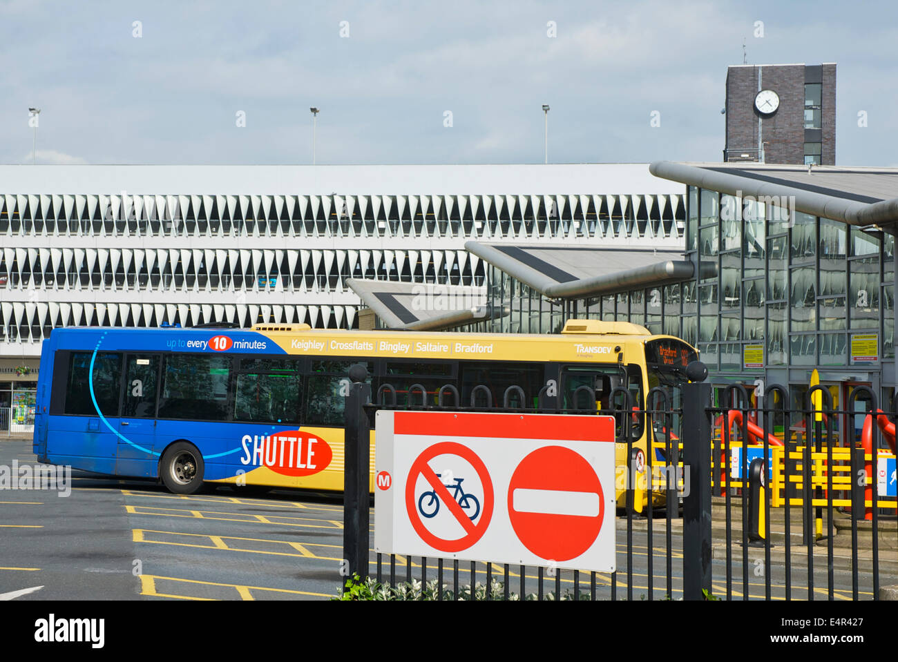 Buses in Keighley Bus Station, West Yorkshire, England UK Stock Photo ...
