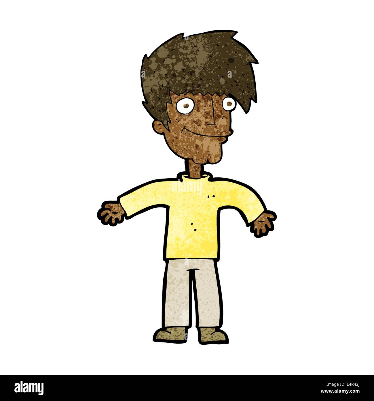 cartoon happy man Stock Vector Image & Art - Alamy