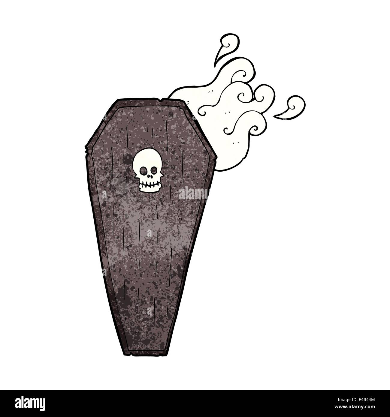 spooky cartoon coffin Stock Vector Image & Art - Alamy