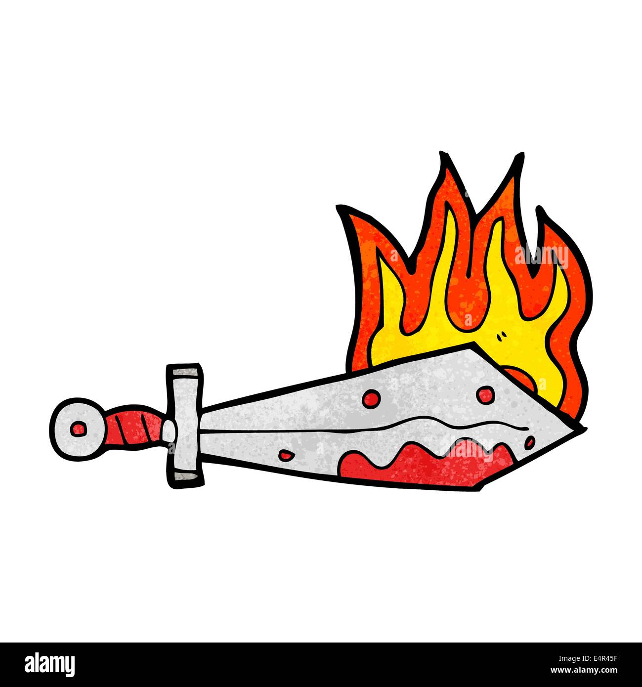 Flaming sword Stock Vector Images - Alamy