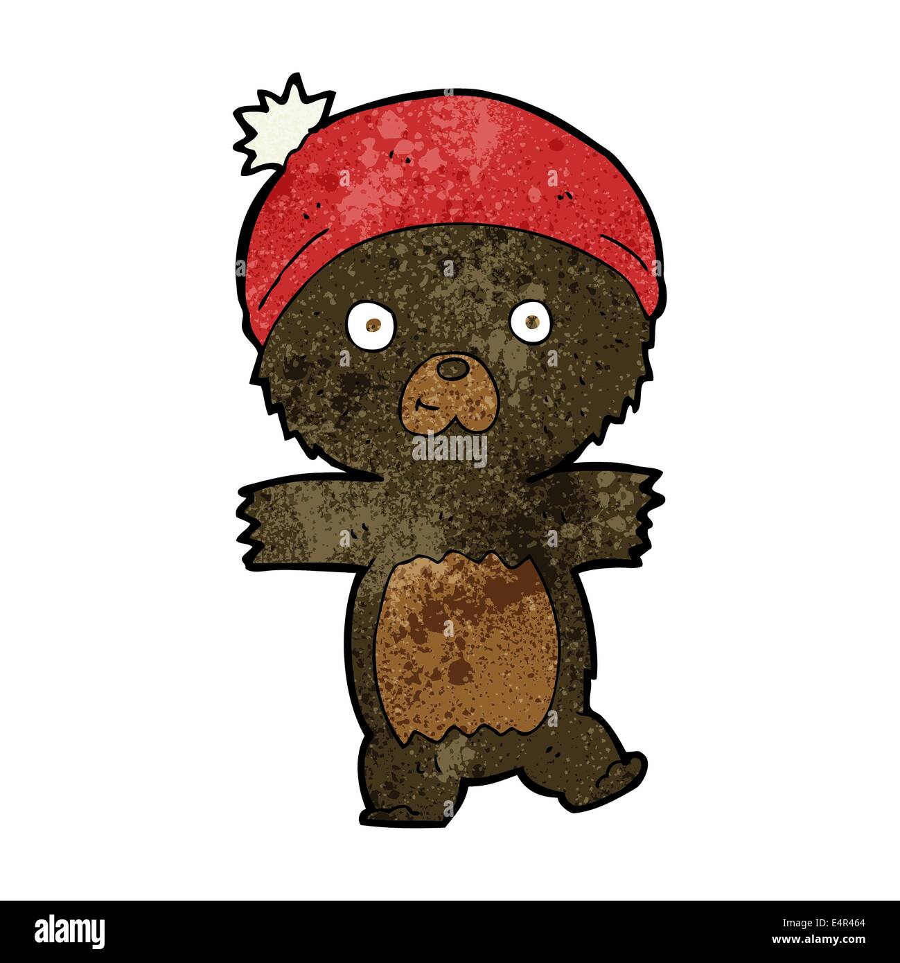 cartoon cute black teddy bear Stock Vector Image & Art - Alamy