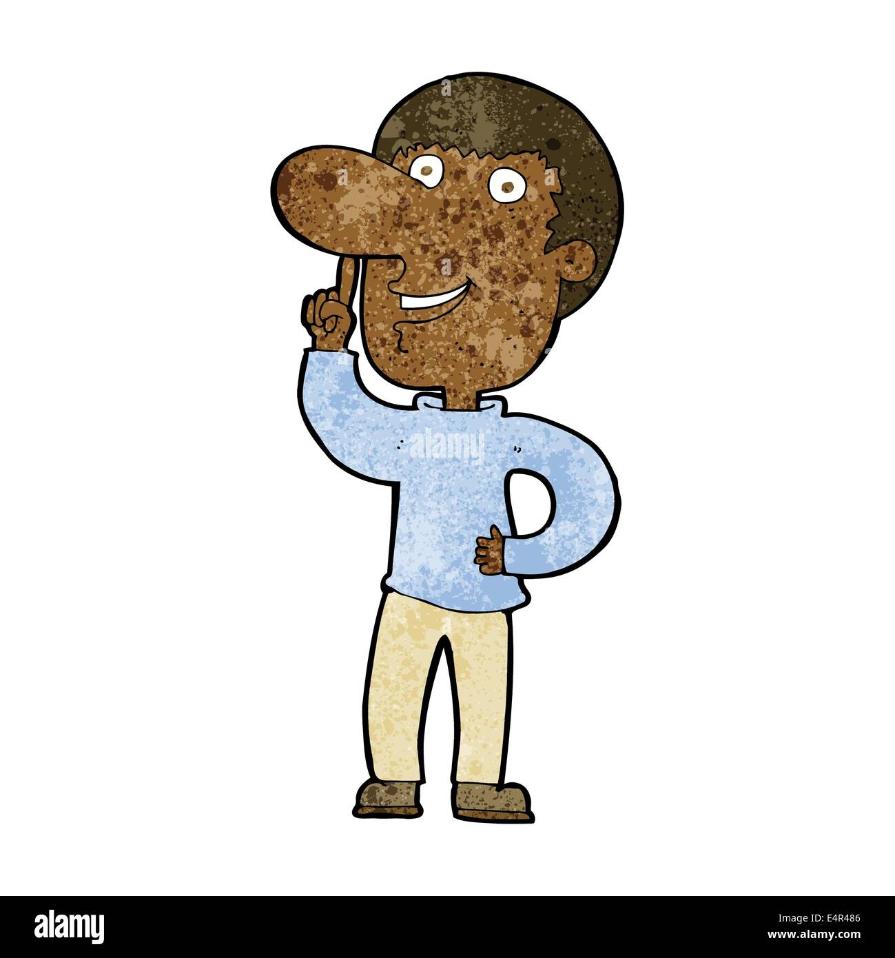 cartoon man with idea Stock Vector Image & Art - Alamy
