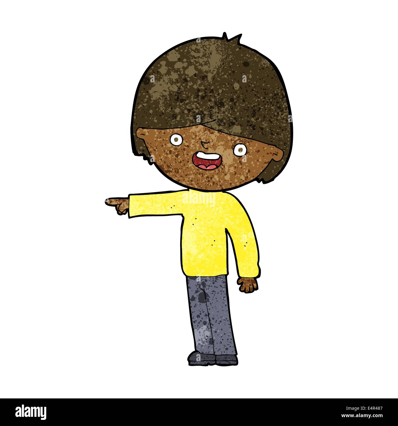 cartoon man pointing Stock Vector Image & Art - Alamy