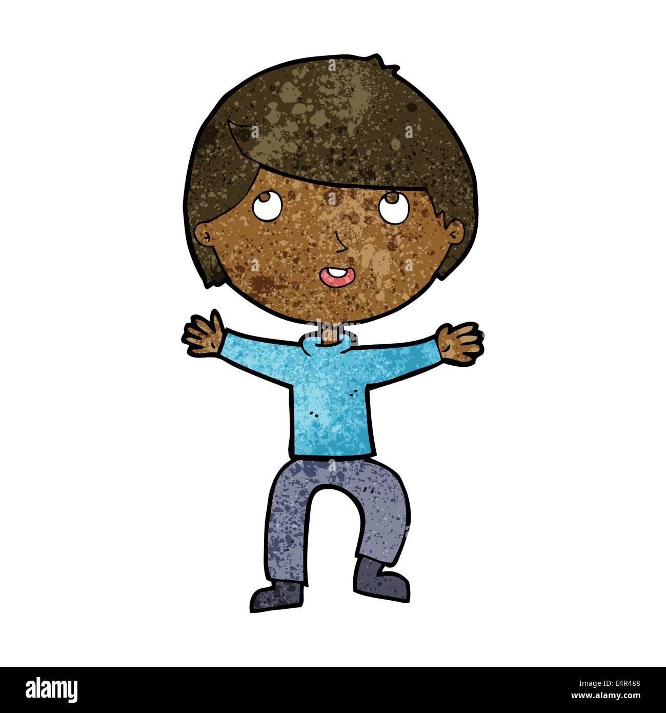 cartoon happy boy Stock Vector Image & Art - Alamy