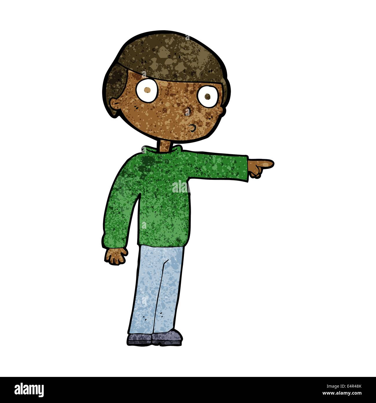 cartoon man pointing Stock Vector Image & Art - Alamy