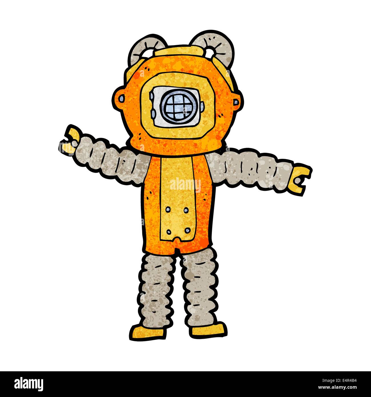 cartoon deep sea diver Stock Vector Image & Art - Alamy