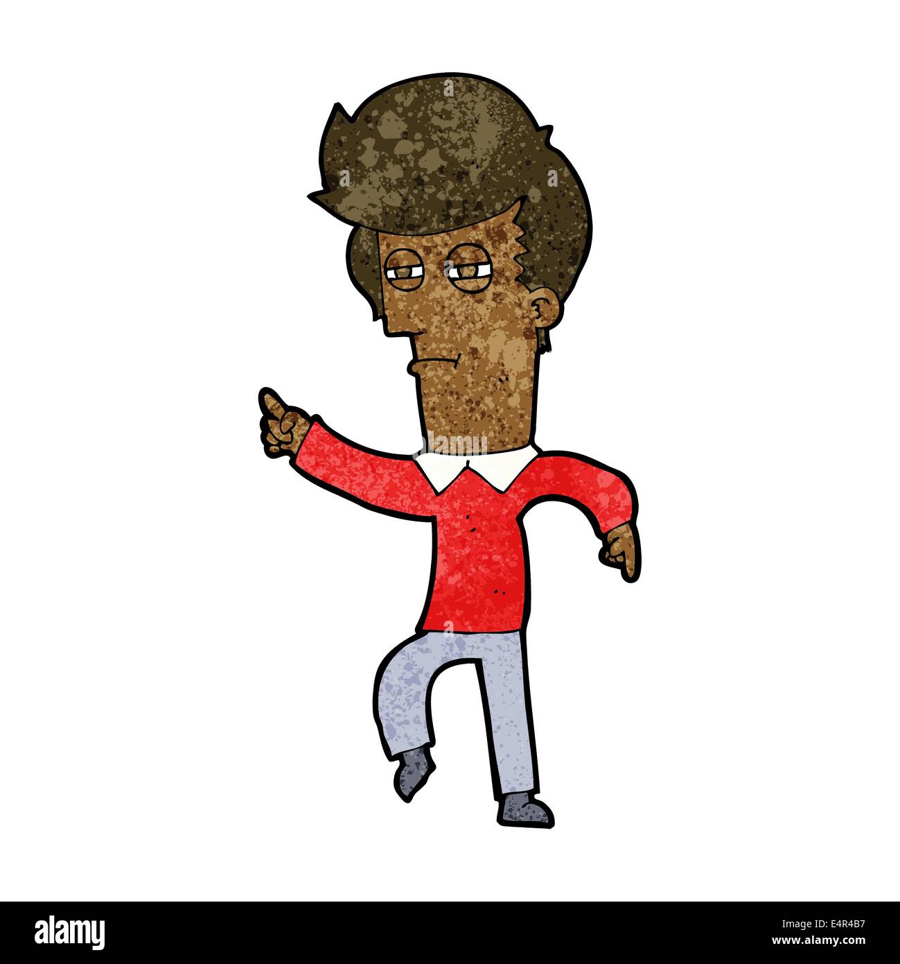 cartoon man accusing Stock Vector Image & Art - Alamy