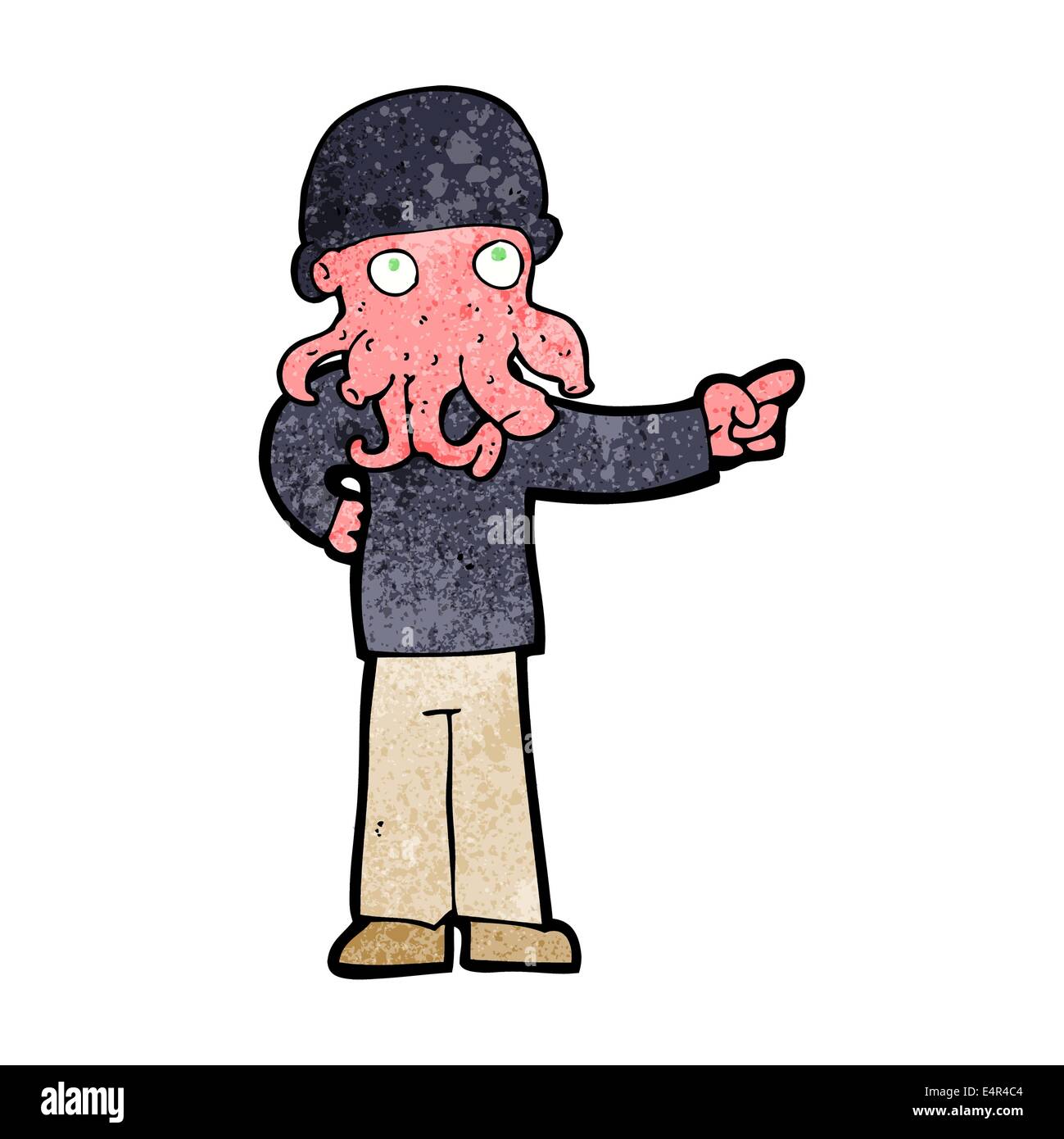 cartoon alien monster man Stock Vector Image & Art - Alamy