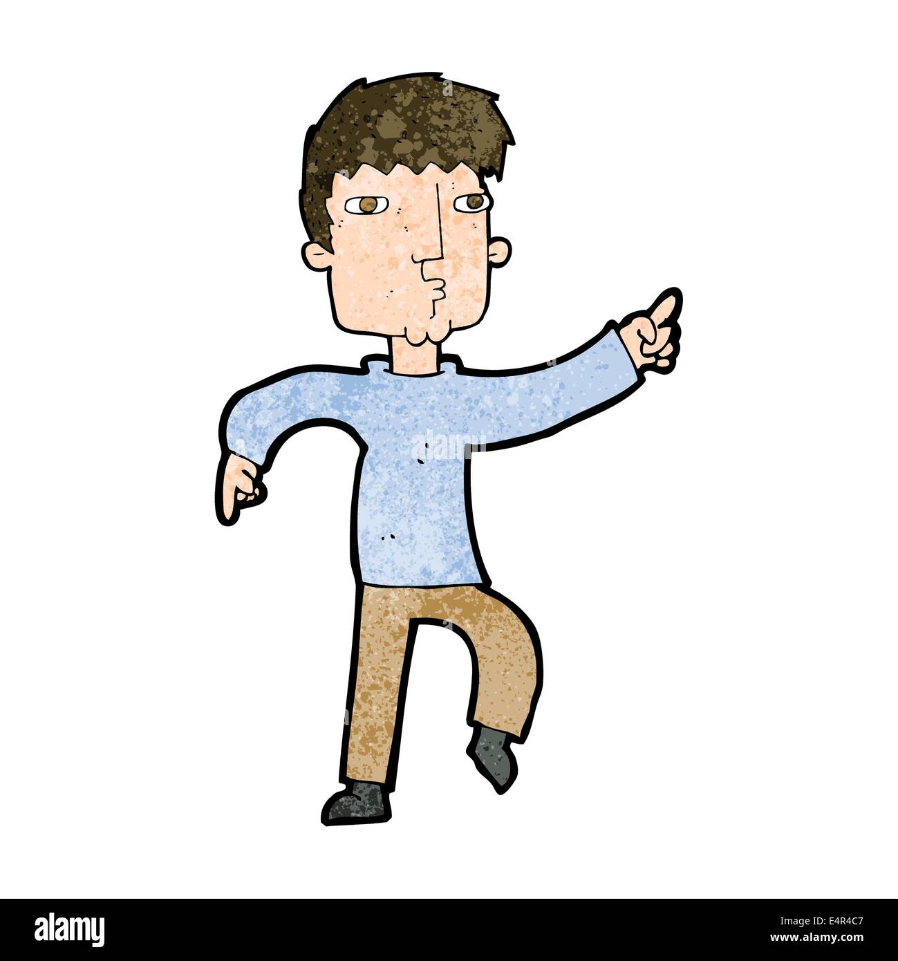cartoon dancing man Stock Vector Image & Art - Alamy