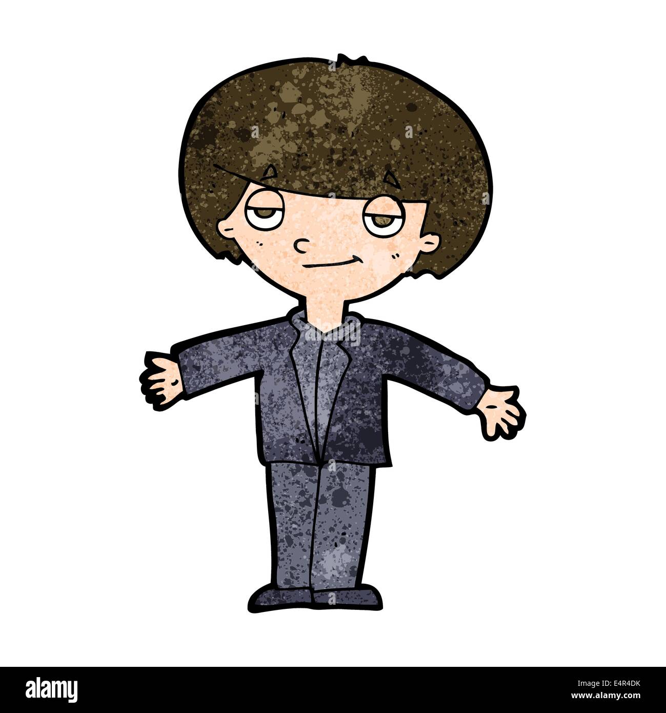 cartoon smug boy Stock Vector Image & Art - Alamy