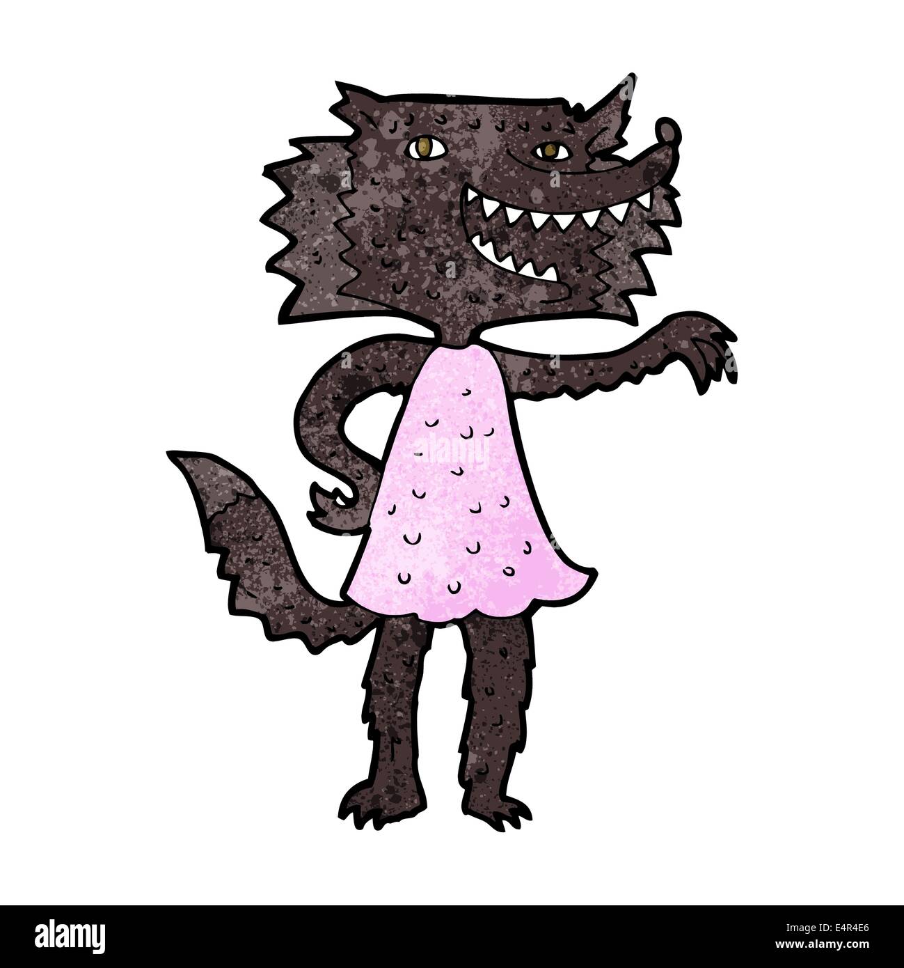 cartoon wolf girl Stock Vector Image & Art - Alamy