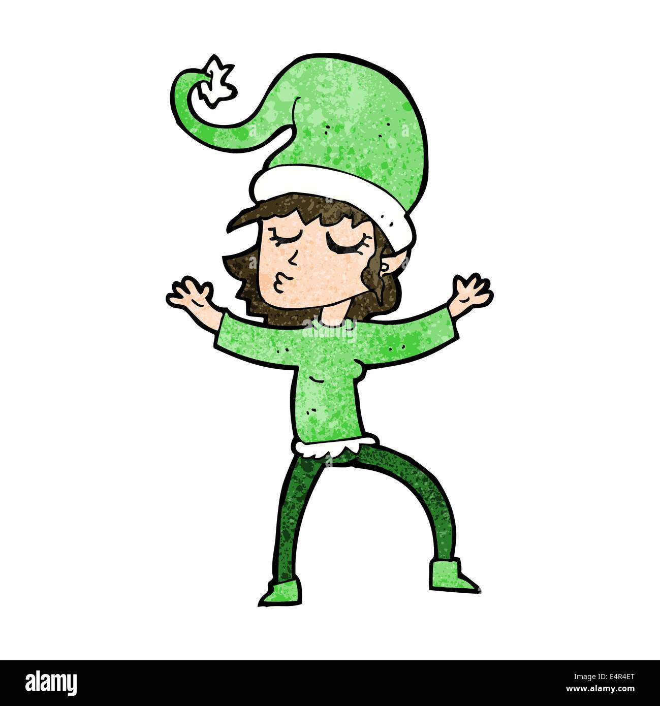 santa's helper cartoon Stock Vector Image & Art - Alamy