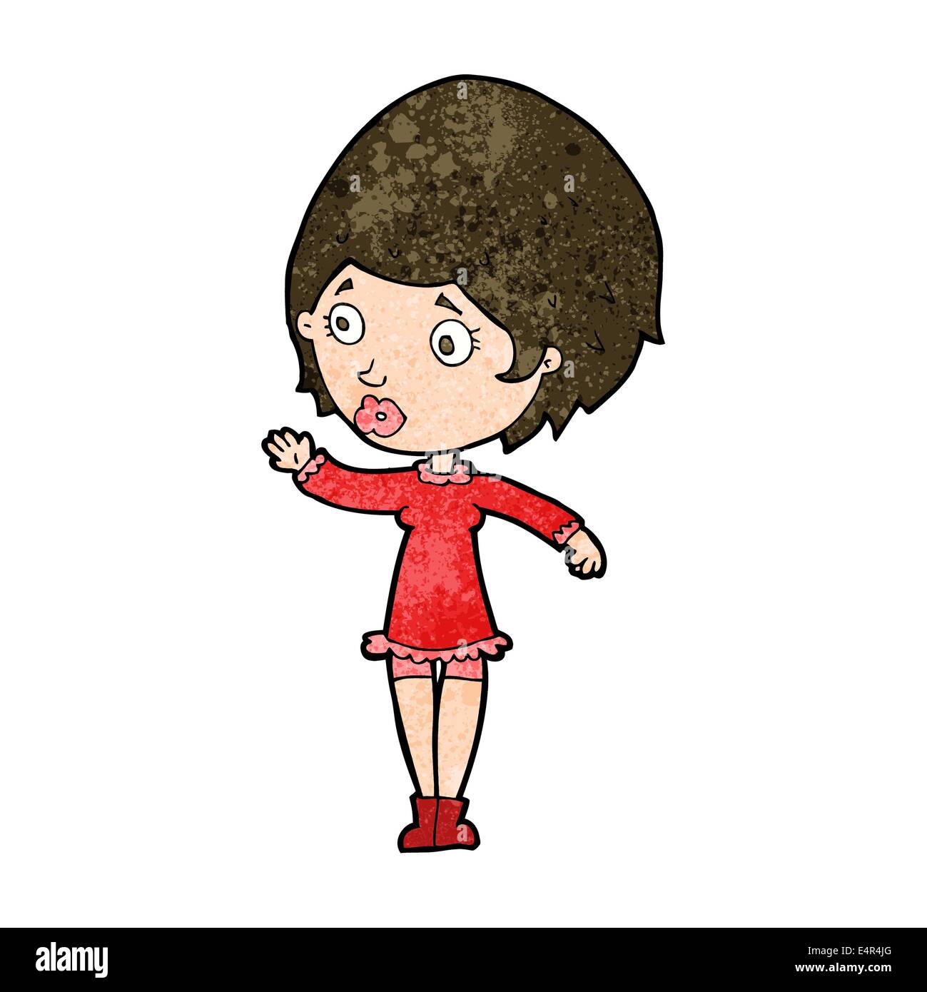 cartoon pretty woman Stock Vector Image & Art - Alamy