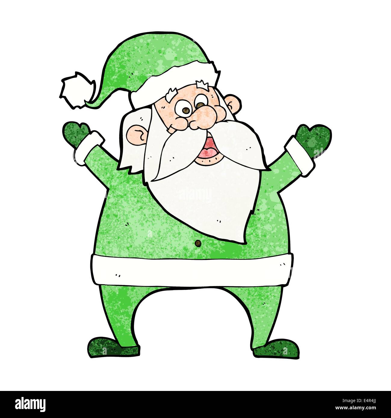 jolly santa cartoon Stock Vector Image & Art - Alamy