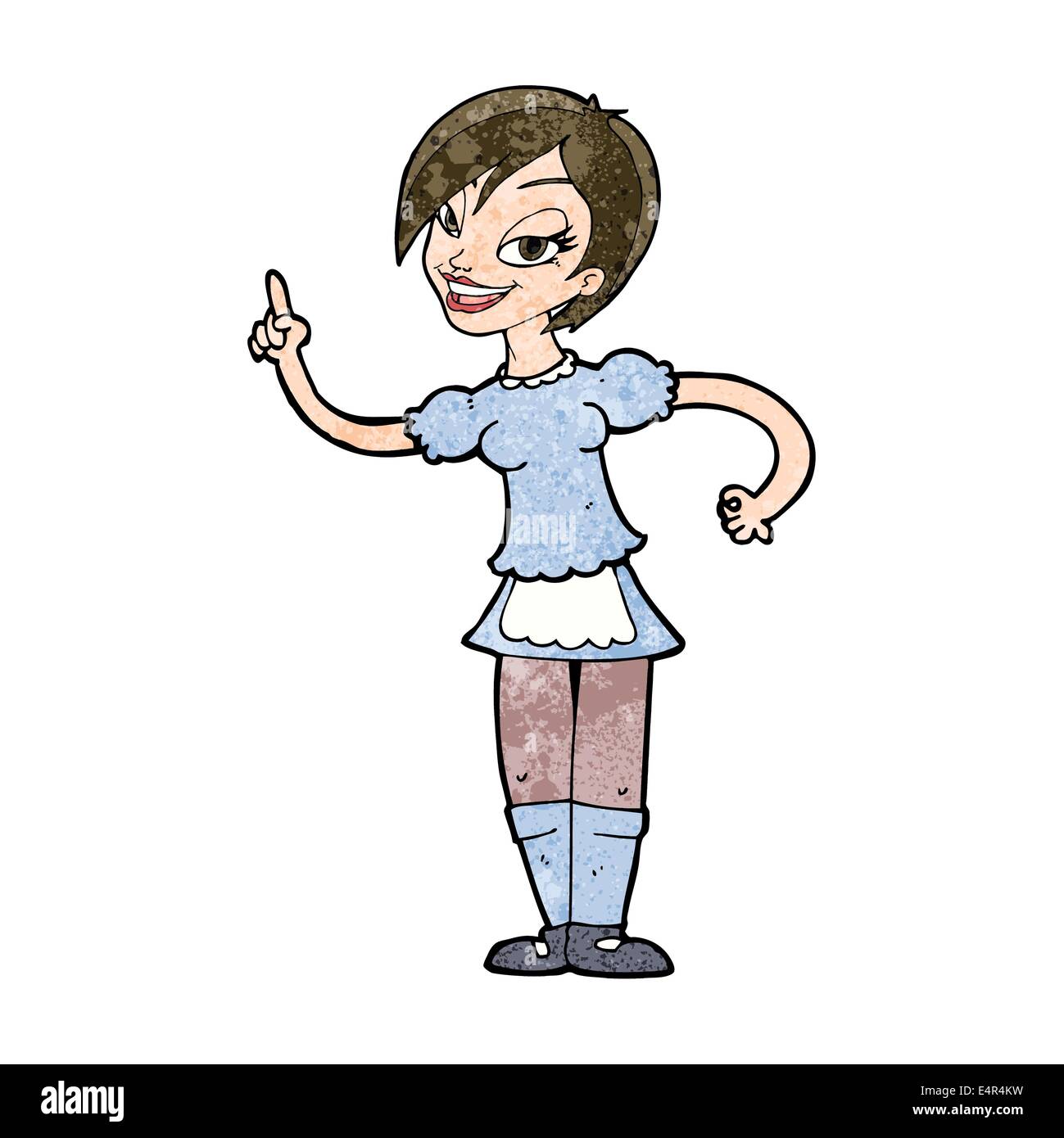 cartoon waitress taking order Stock Vector Image & Art - Alamy