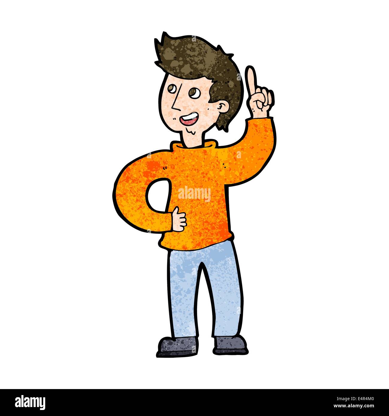 cartoon man with idea Stock Vector Image & Art - Alamy