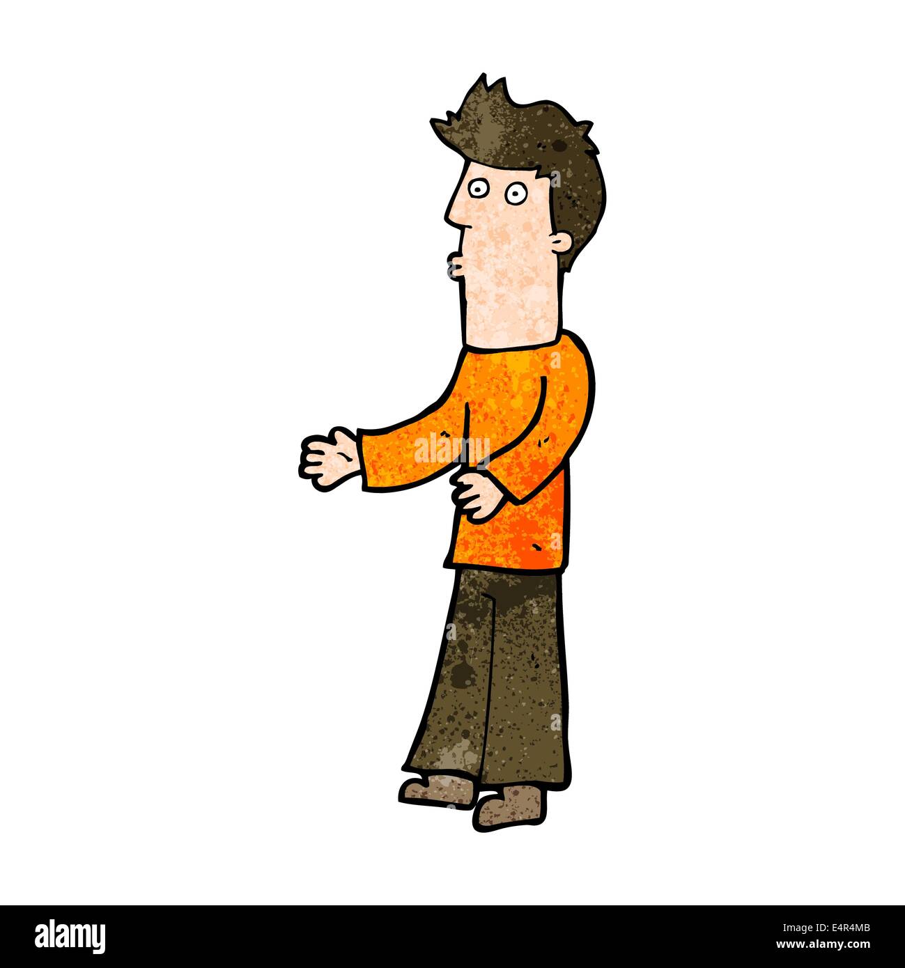 cartoon man explaining Stock Vector Image & Art - Alamy