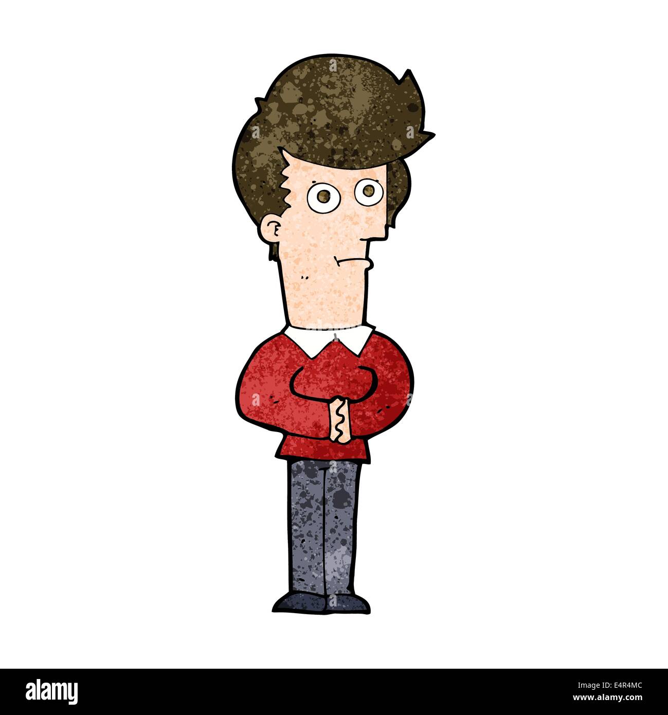 cartoon man staring Stock Vector Image & Art - Alamy