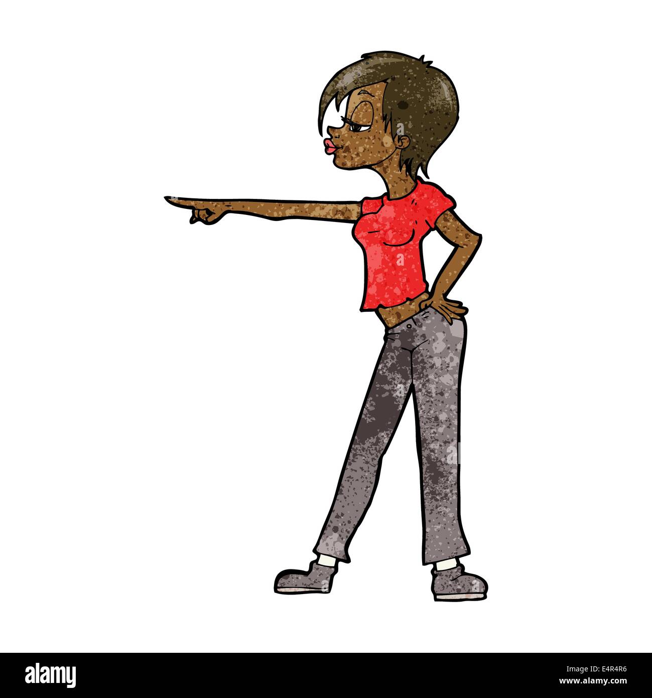 Hip woman Stock Vector Images - Alamy
