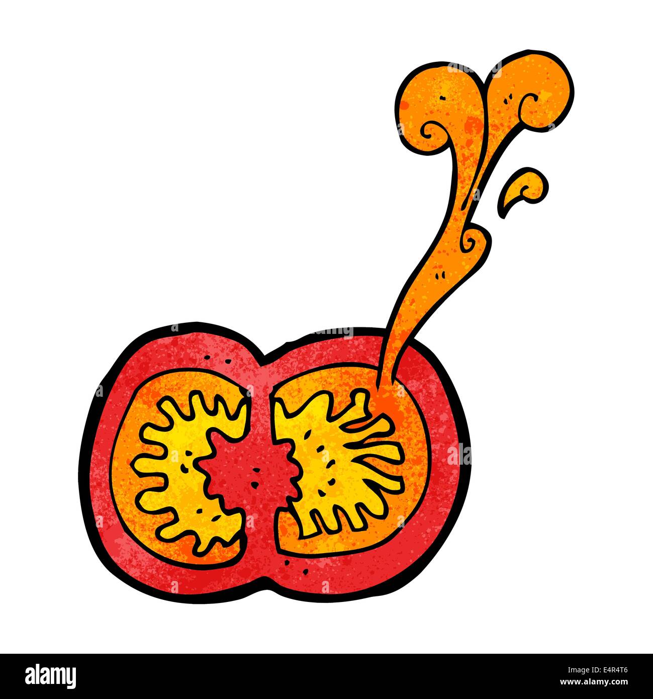 Cartoon Juicy Tomato Stock Vector Image And Art Alamy