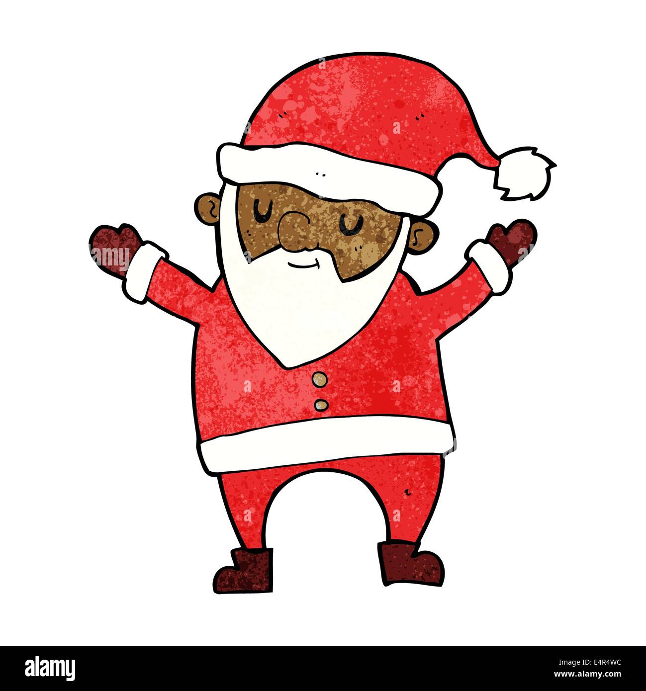 cartoon dancing santa Stock Vector Image & Art - Alamy