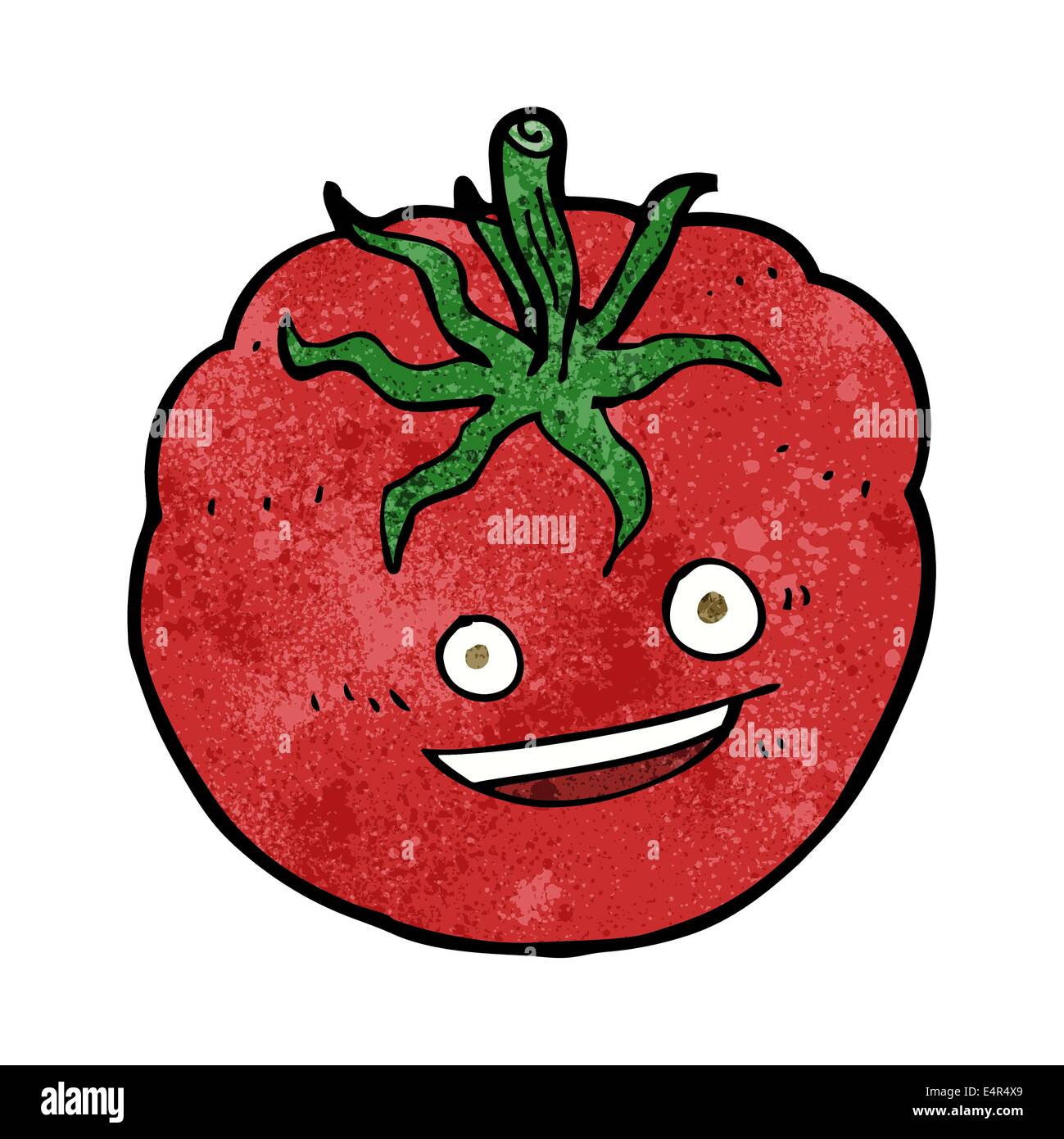 cartoon happy tomato Stock Vector Image & Art - Alamy