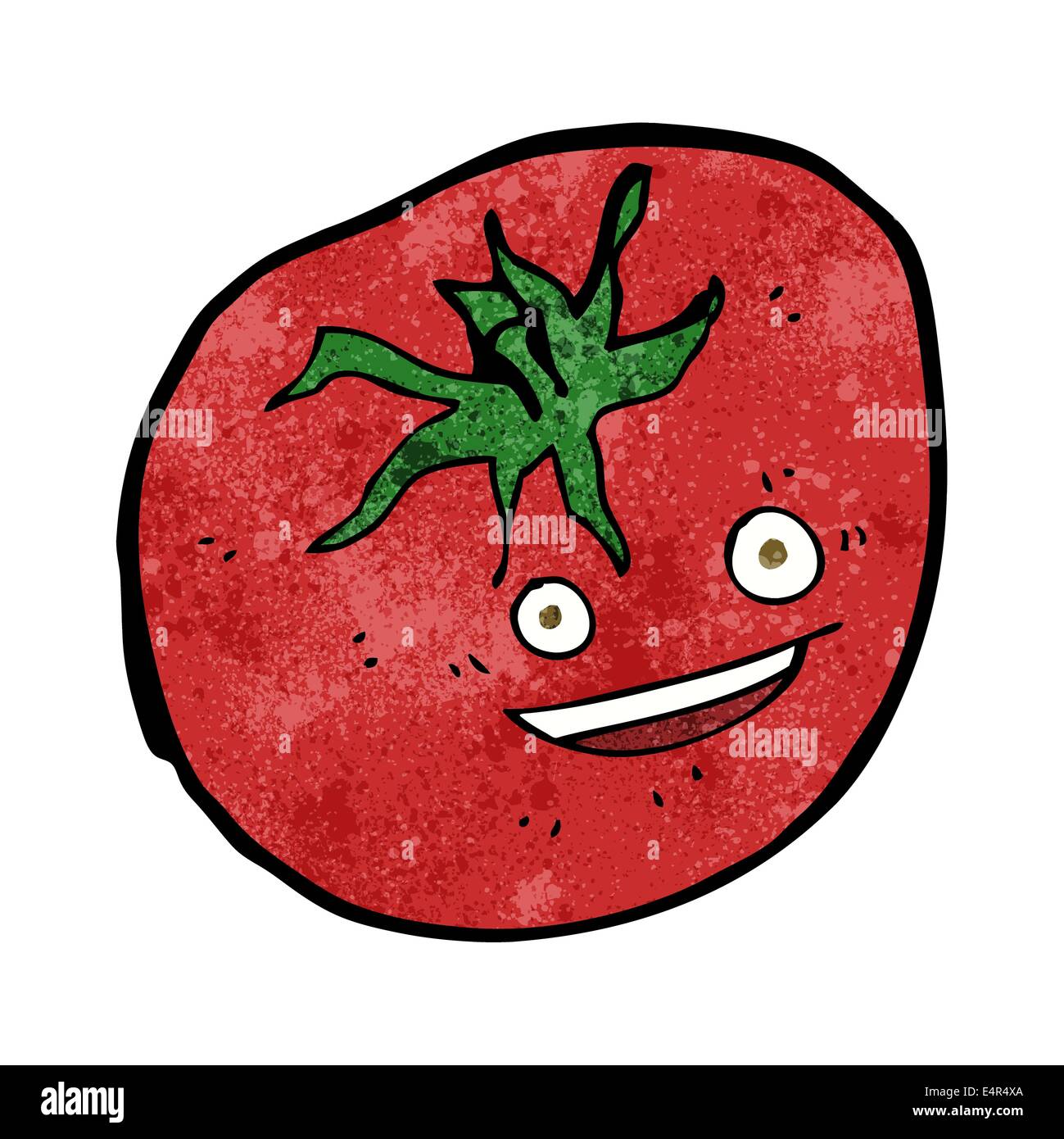 cartoon happy tomato Stock Vector Image & Art - Alamy