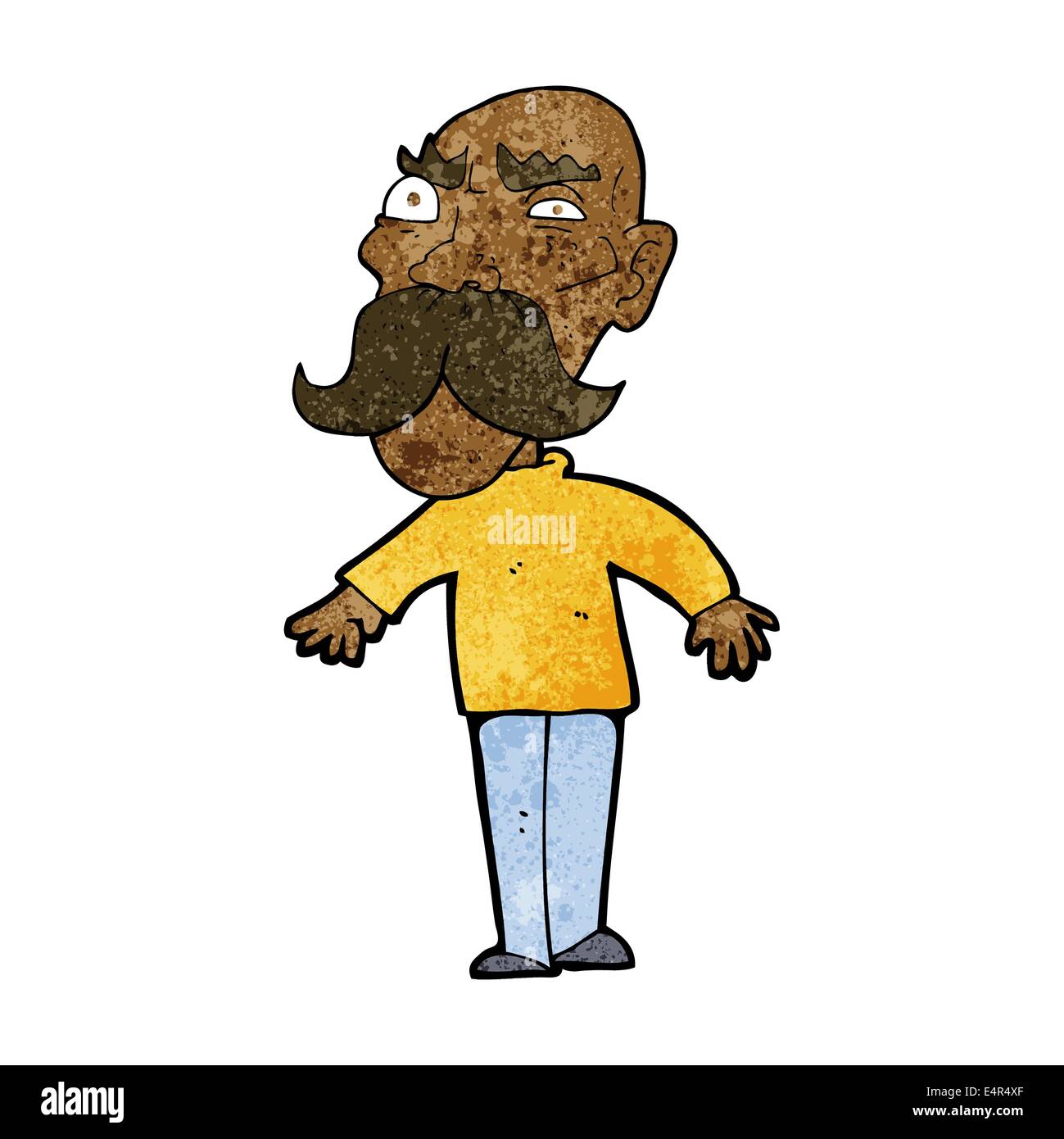 cartoon angry old man Stock Vector Image & Art - Alamy