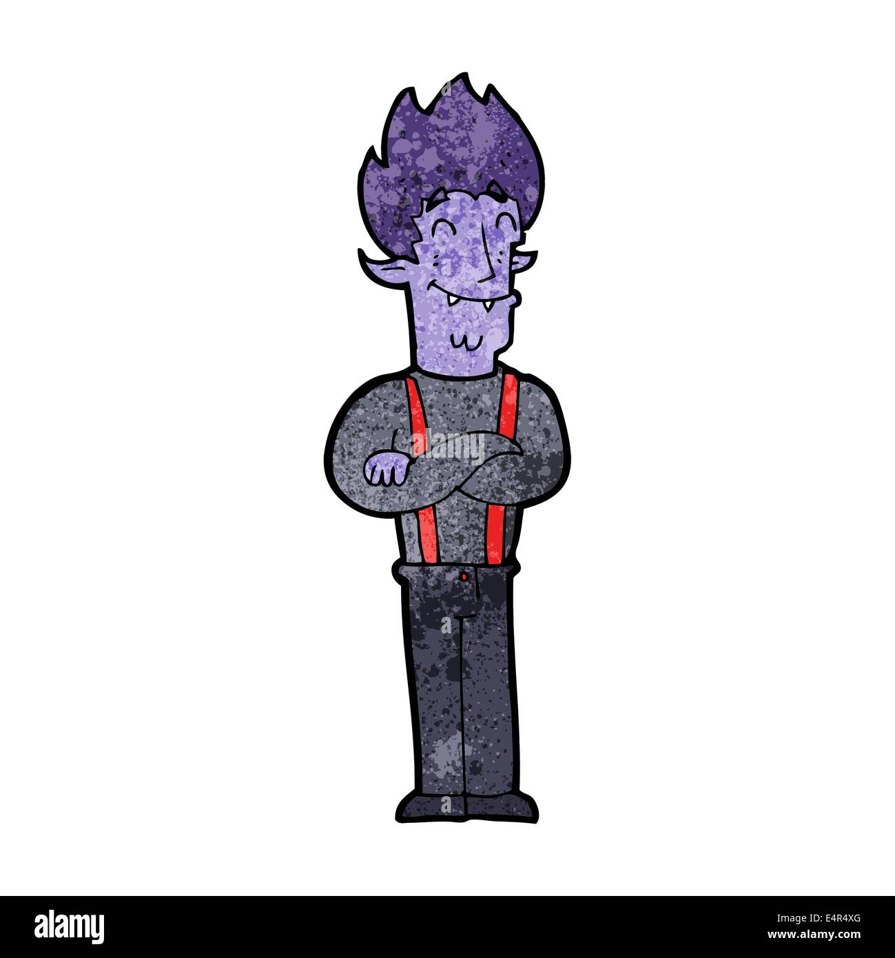 Cartoon happy vampire man hi-res stock photography and images - Alamy
