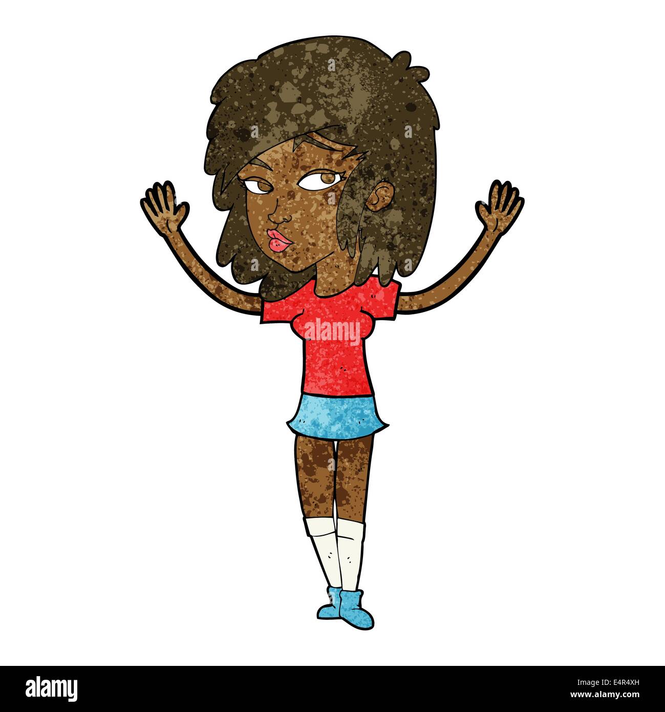 cartoon pretty girl Stock Vector Image & Art - Alamy