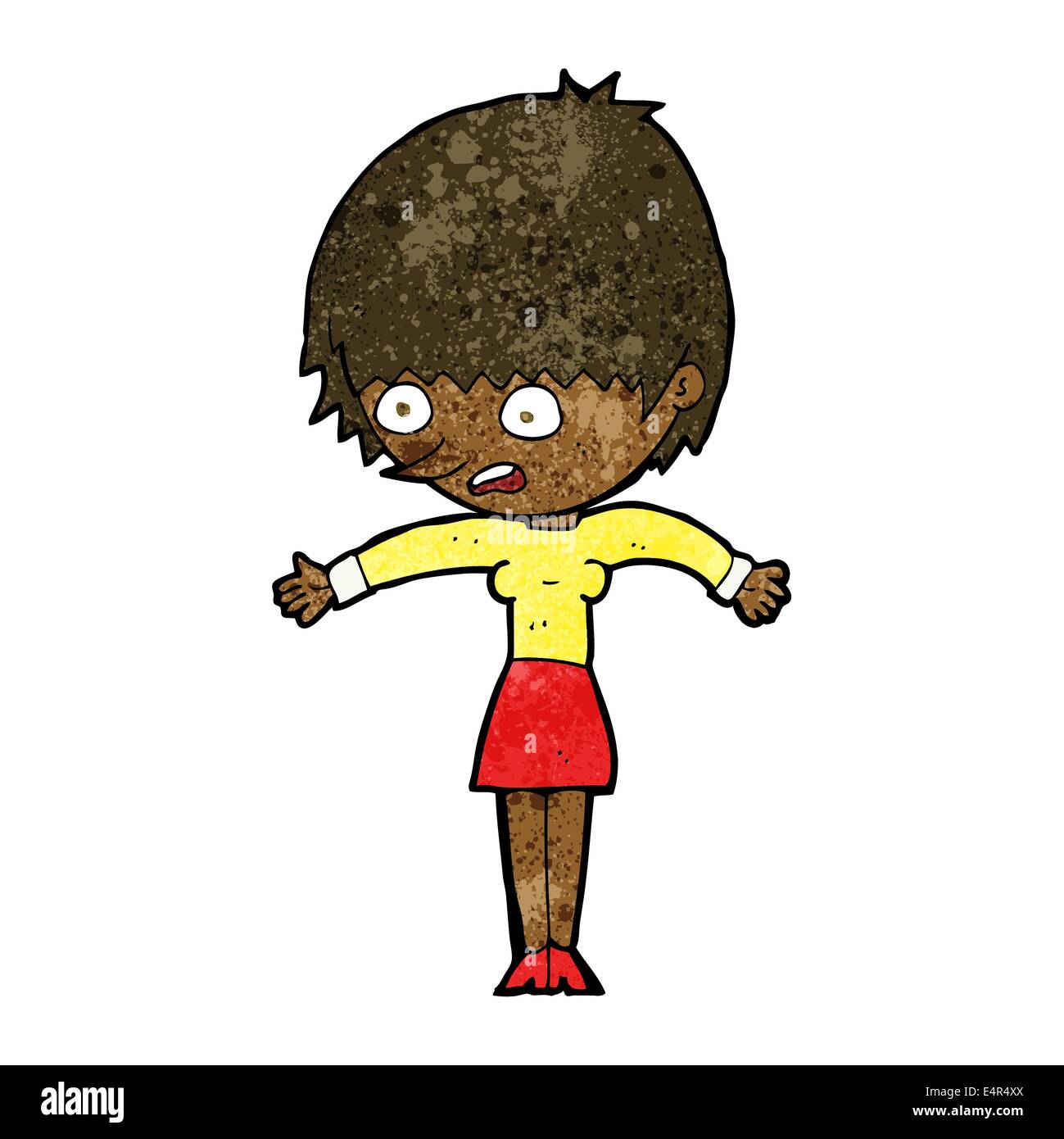 cartoon woman panicking Stock Vector Image & Art - Alamy