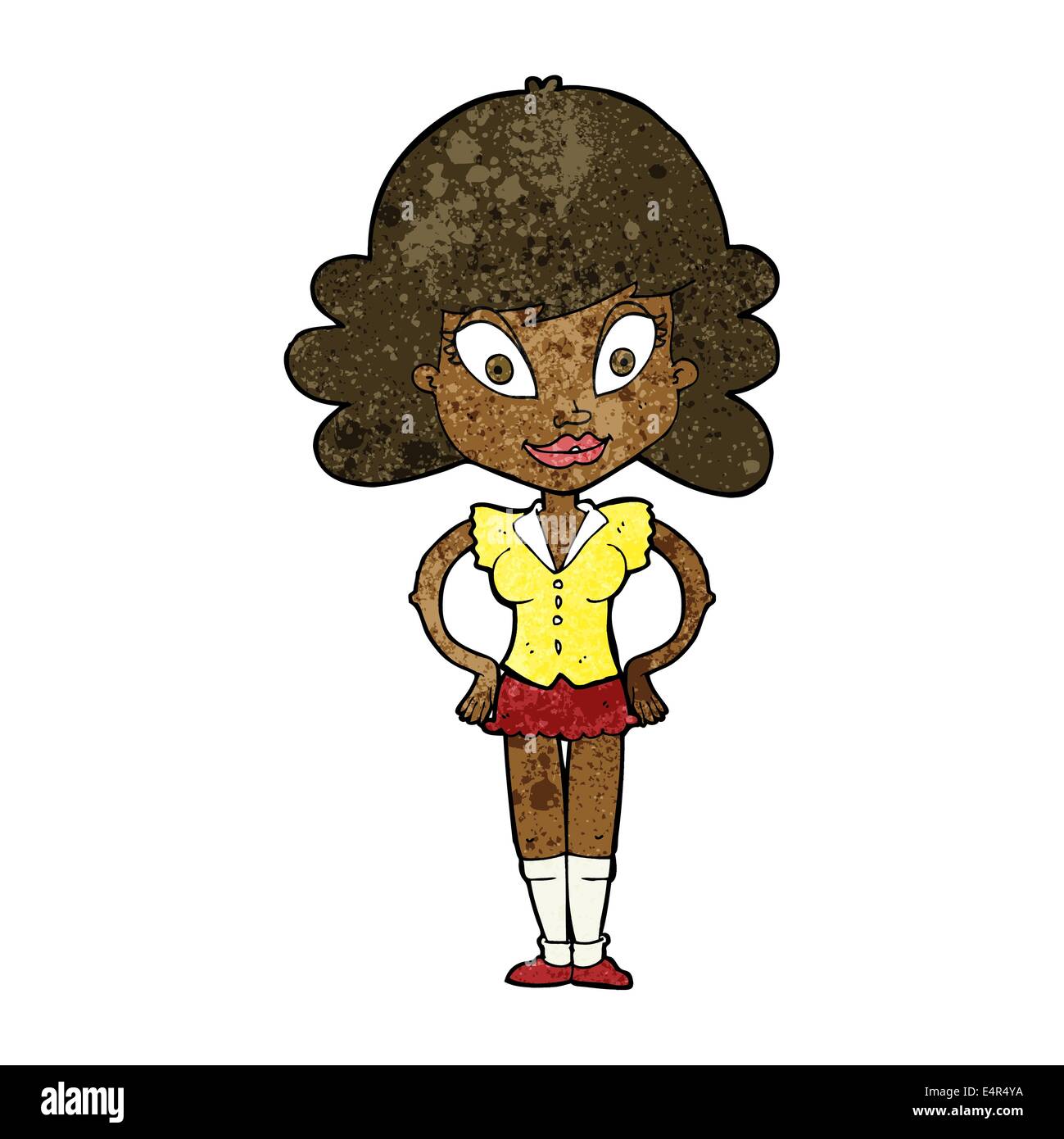 cartoon pretty woman Stock Vector Image & Art - Alamy