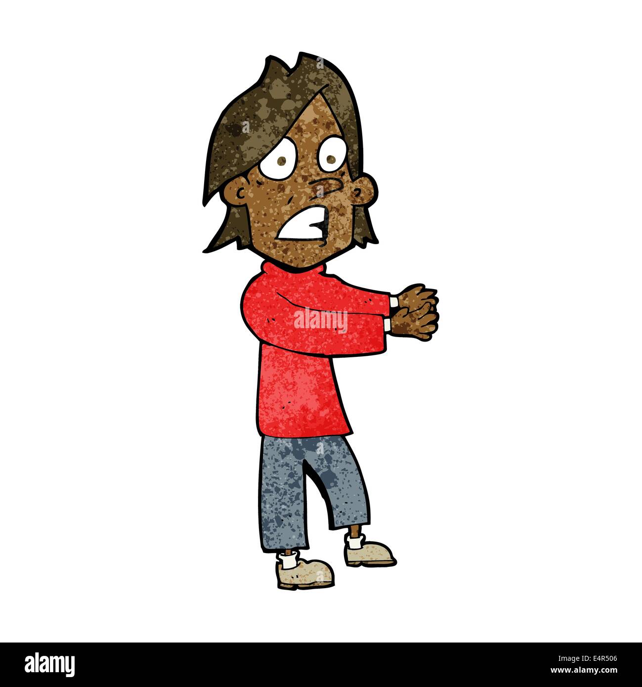 cartoon shocked man Stock Vector Image & Art - Alamy