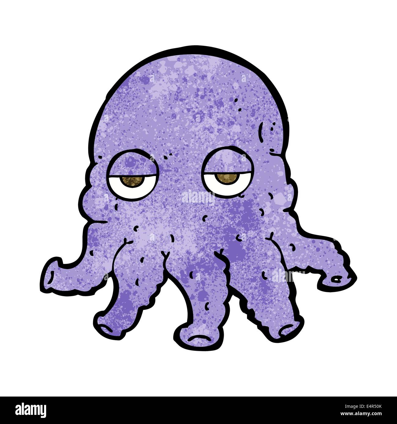 cartoon alien squid face Stock Vector Image & Art - Alamy