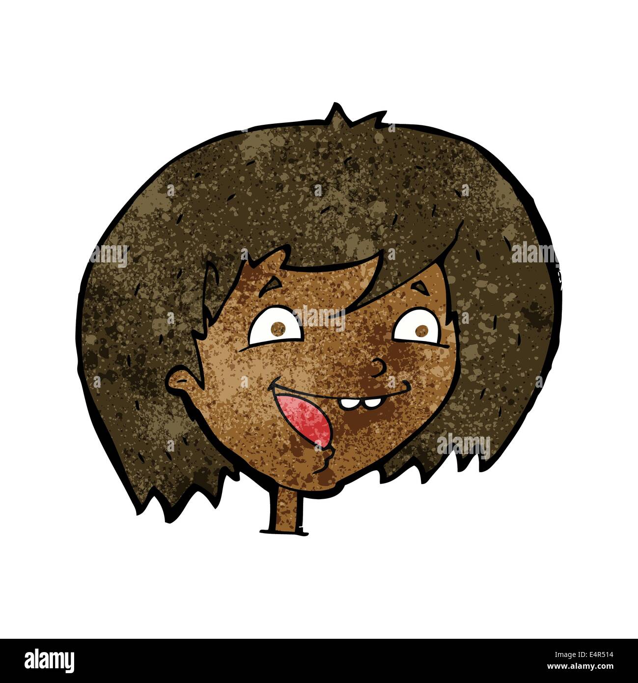 cartoon happy girl Stock Vector Image & Art - Alamy