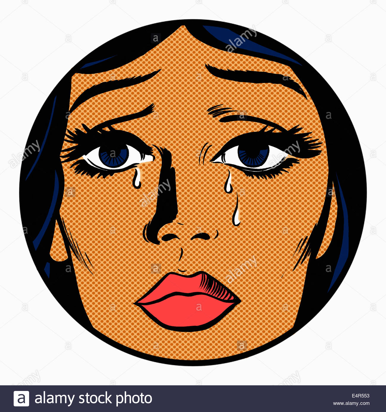 Cartoon Crying Woman Stock Photos & Cartoon Crying Woman Stock Images ...