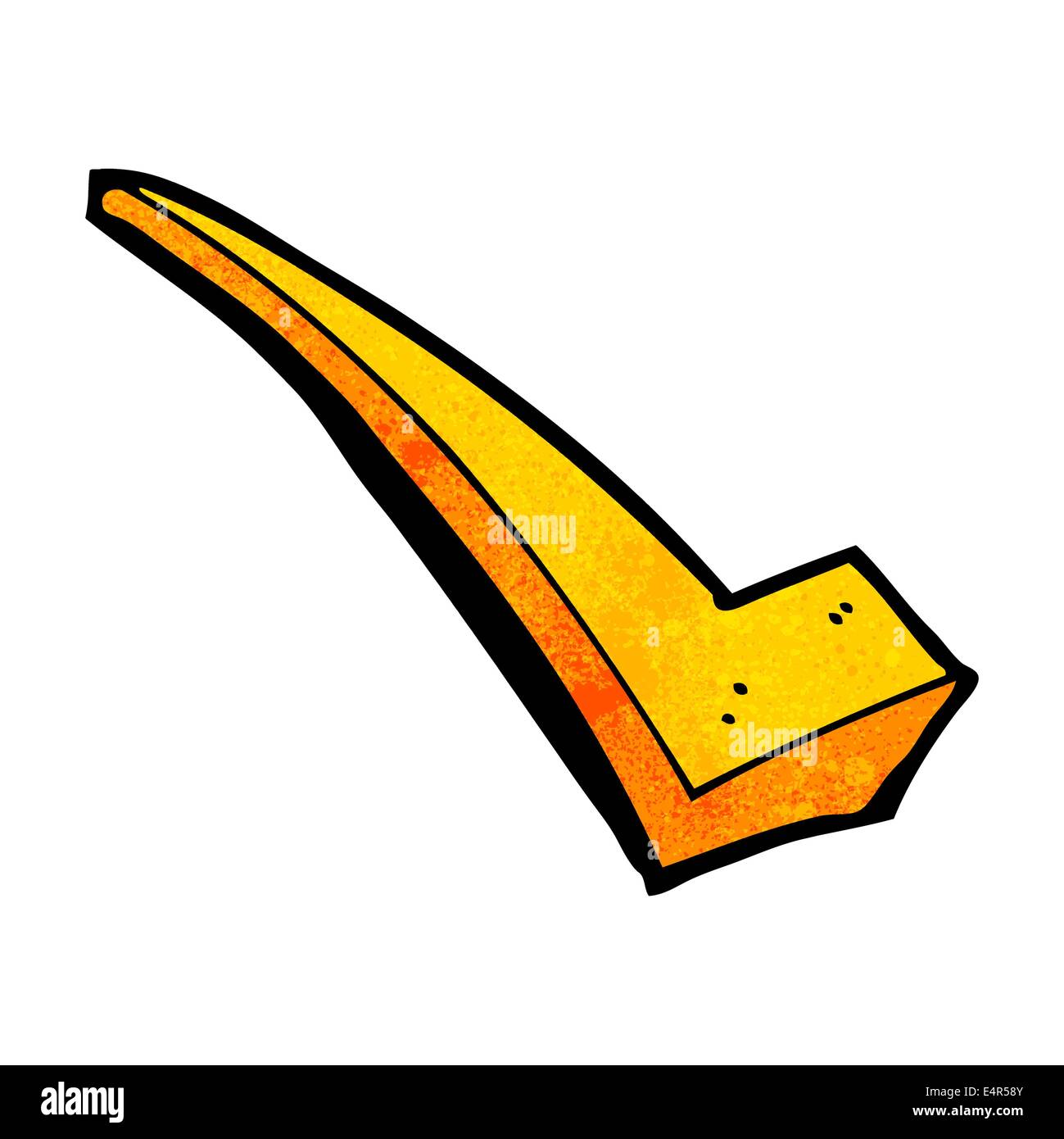 cartoon positive tick symbol Stock Vector Image & Art - Alamy