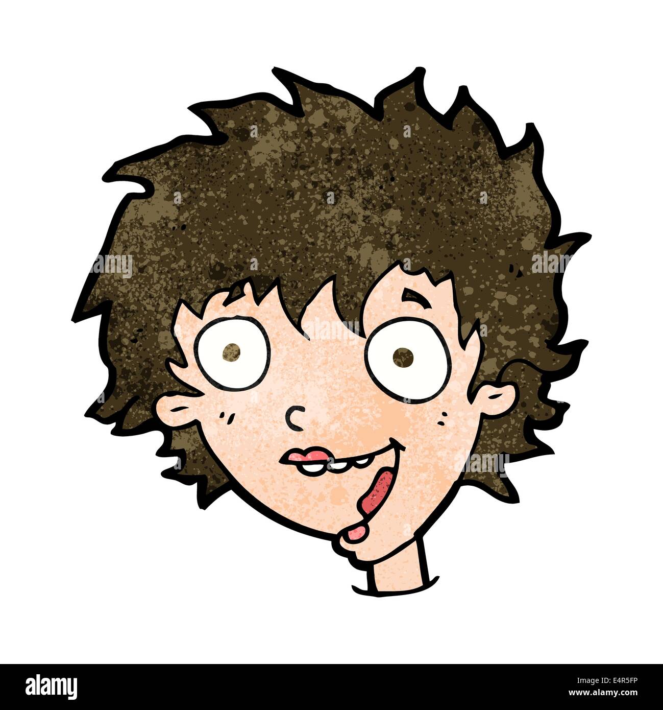 cartoon crazy excited woman Stock Vector Image & Art - Alamy