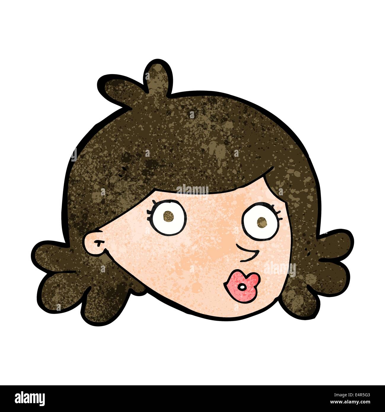 cartoon pretty face Stock Vector Image & Art - Alamy
